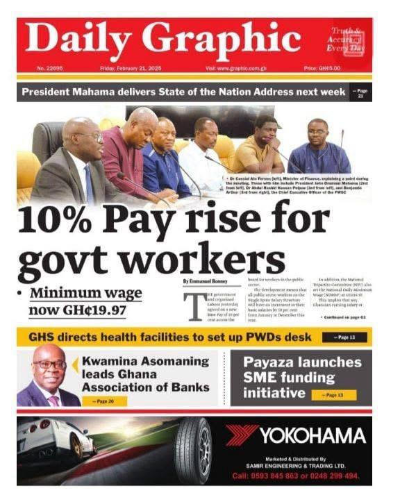 Today’s Top Newspaper Headlines- February 21